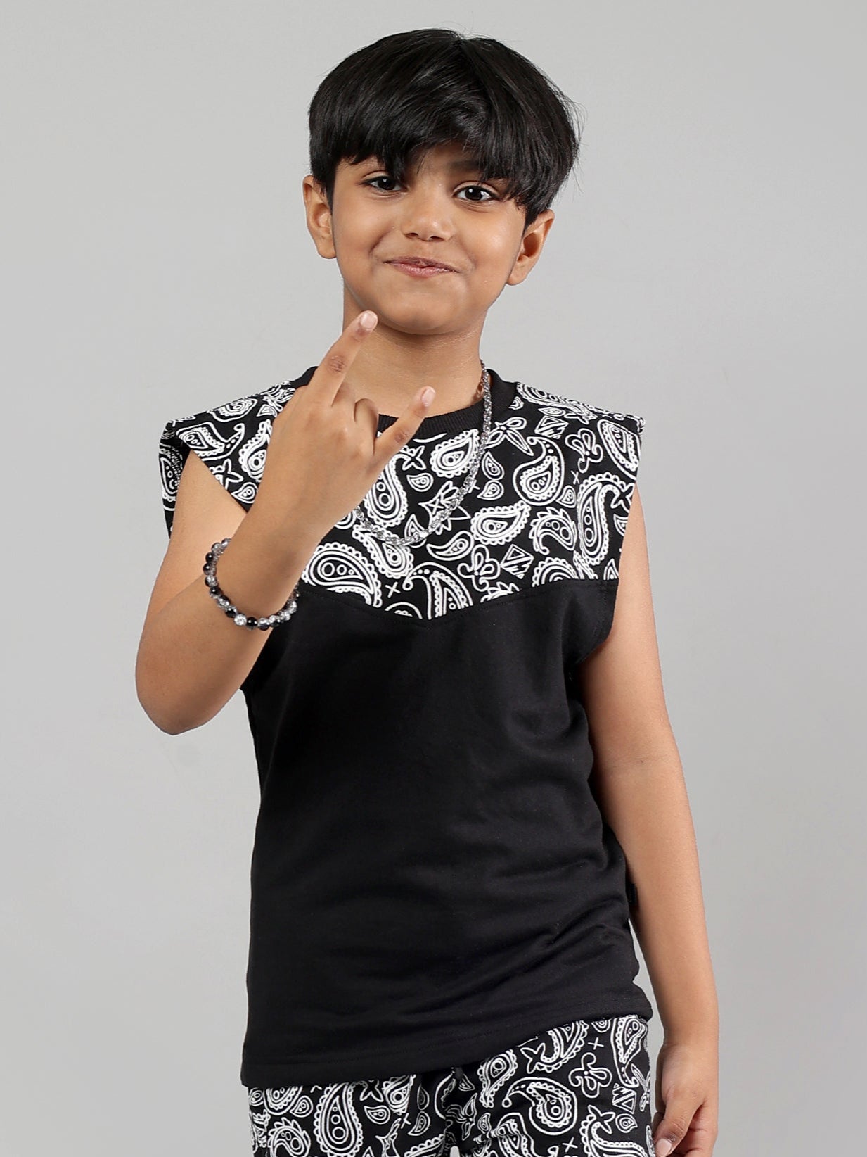 FREESTYLER OVERSIZED T-SHIRT FOR BOYS & GIRLS (BLACK)