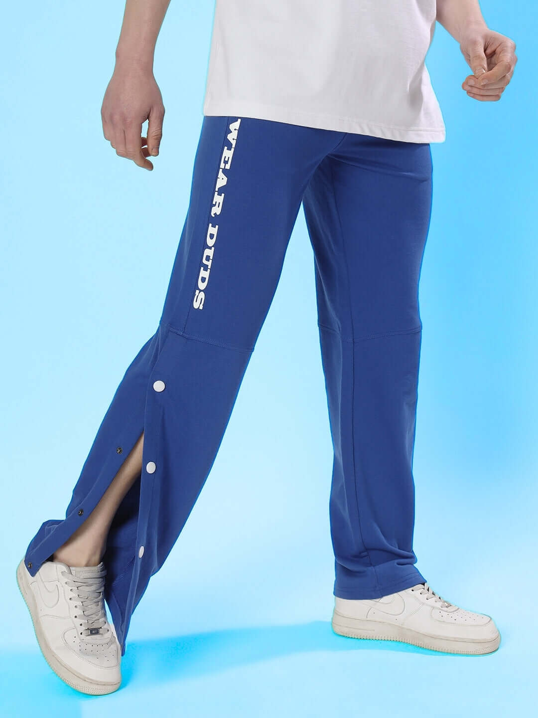 DUDS COTTON RACER JOGGERS ROYAL BLUE | Buy Online at Wearduds India