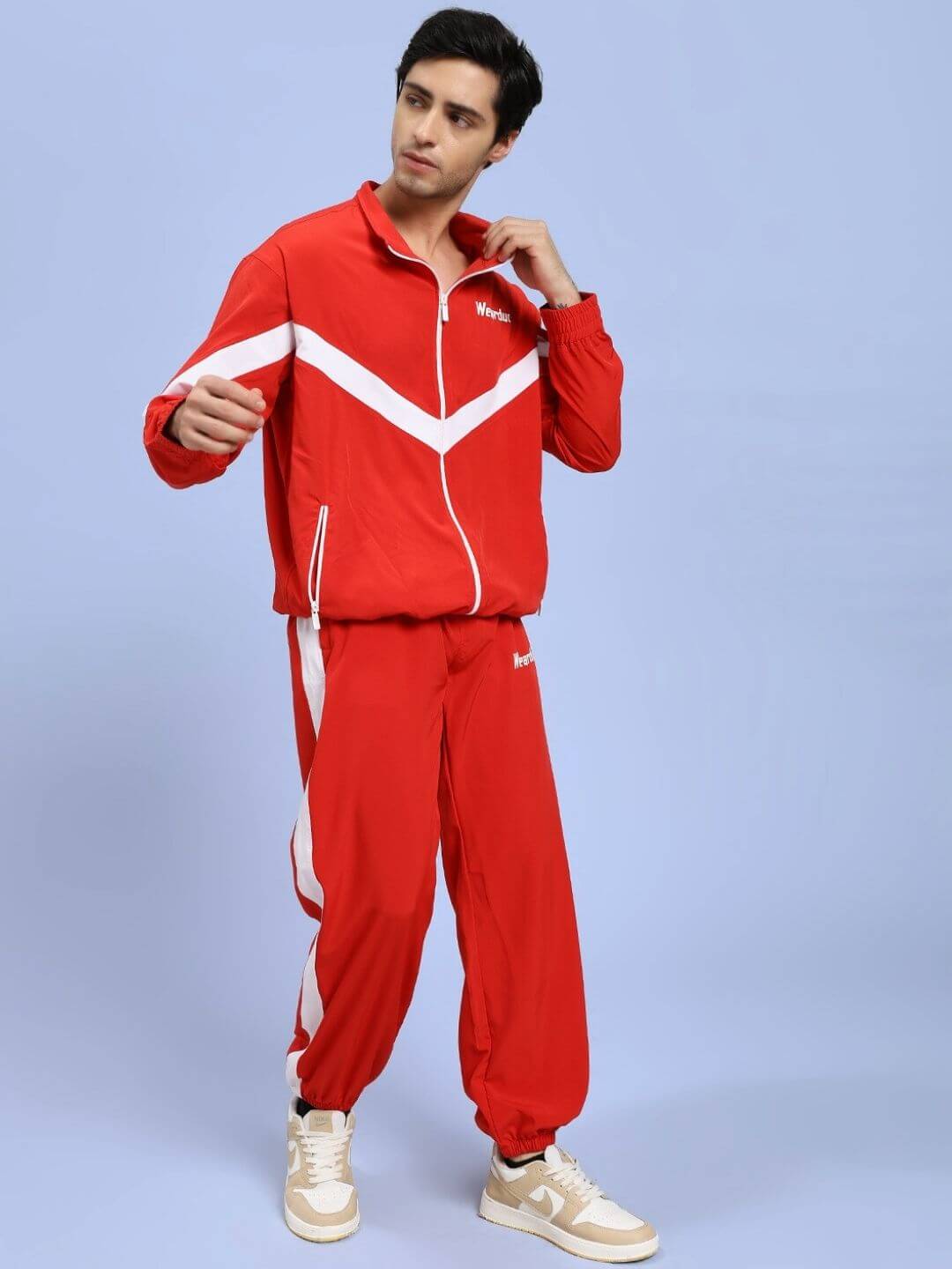 ROYAL COMFORT RELAXED FIT CO-ORD SET RED | Buy Online at Wearduds India